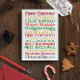 Merry Christmas World Languages Foil Holiday Card | Zazzle