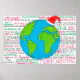 Merry Christmas World Languages Poster | Zazzle