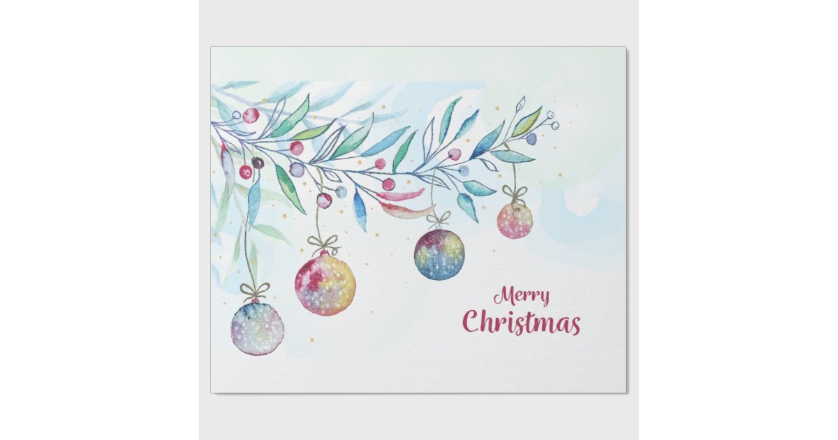 Merry Christmas Wrapping Paper | Zazzle