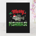 Merry Fishmas Christmas Fish lover Card | Zazzle