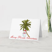 Merry Florida Christmas Holiday Card | Zazzle