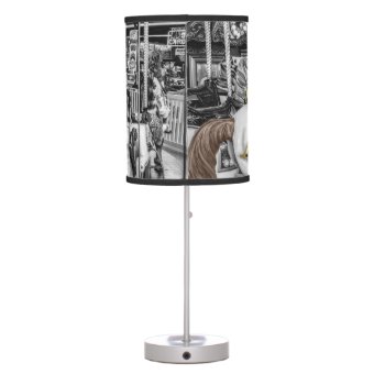Merry Go Round Carousel Table Lamp | Zazzle