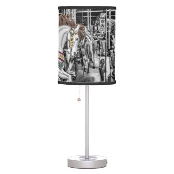 Merry Go Round Carousel Table Lamp | Zazzle