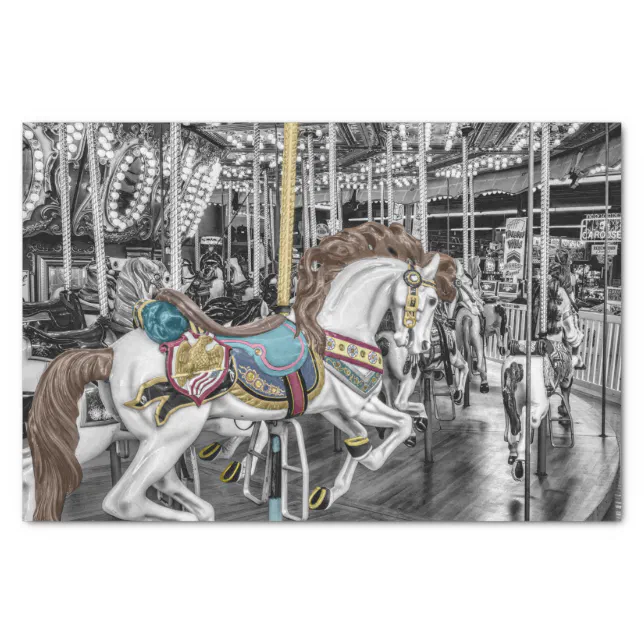 Merry Go Round Carousel Tissue Paper | Zazzle