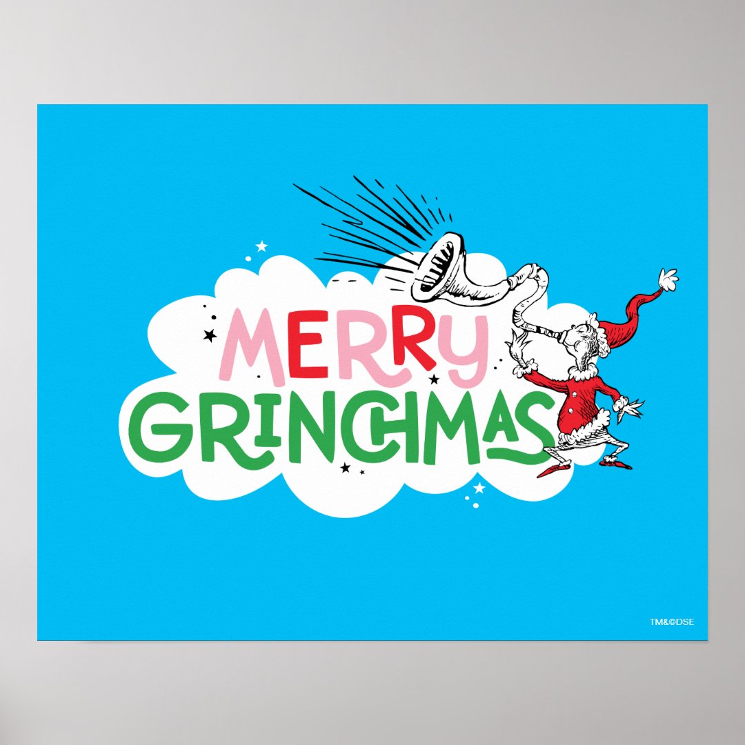 Merry Grinchmas Mister Grinch Poster | Zazzle