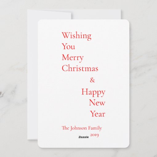 Merry Ho Ho Ho Christmas Greetings Photo Card | Zazzle