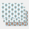 merry hog mas hedgehog funny joke christmas wrapping paper sheets | Zazzle