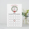 Merry Little Christmas Baby Shower Bingo Game | Zazzle