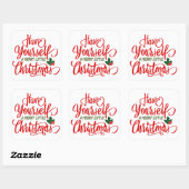 Merry Little Christmas Stickers | Zazzle
