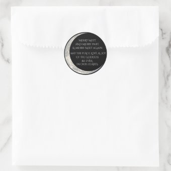 Merry meet, and merry part sticker | Zazzle