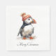 Merry Puffin, custom Napkins | Zazzle