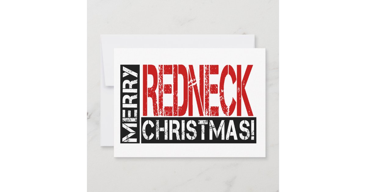 Merry Redneck Christmas! Funny Party Invitation | Zazzle