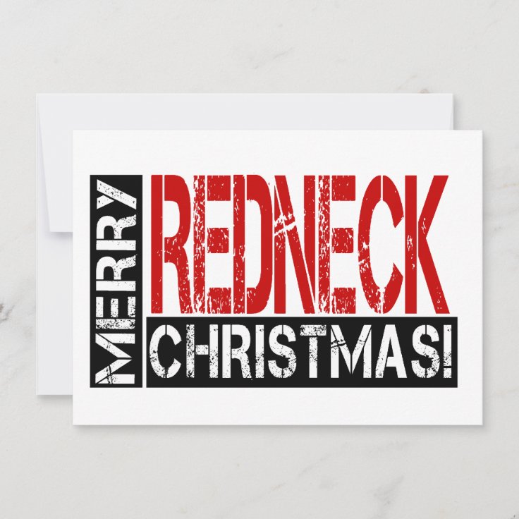 Merry Redneck Christmas! Funny Party Invitation | Zazzle