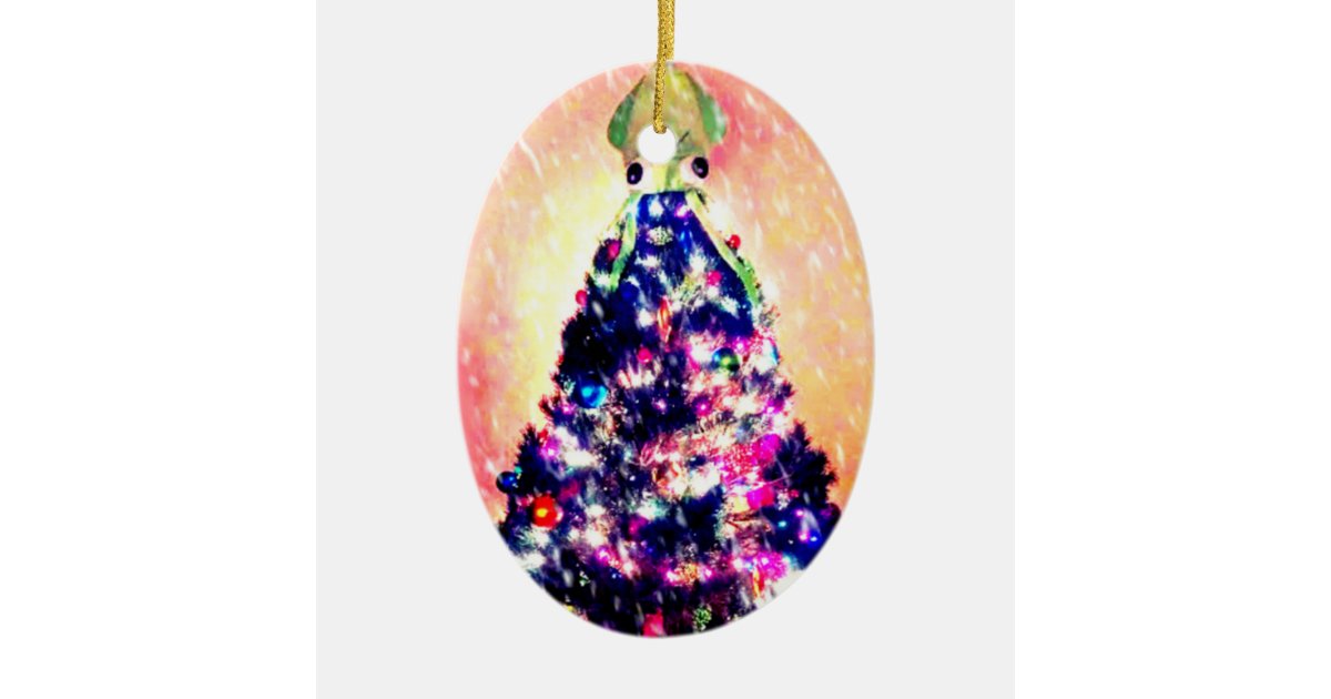 Merry Squid-mas Squid Christmas Tree Ornament | Zazzle