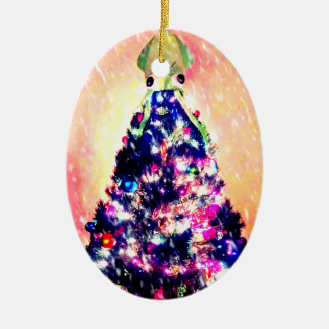 Merry Squid-mas Squid Christmas Tree Ornament | Zazzle