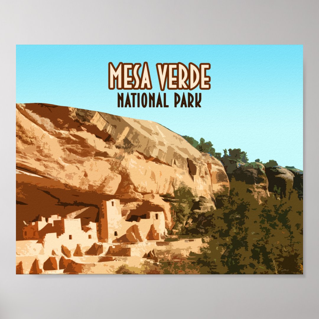 Mesa Verde National Park Colorado Poster | Zazzle