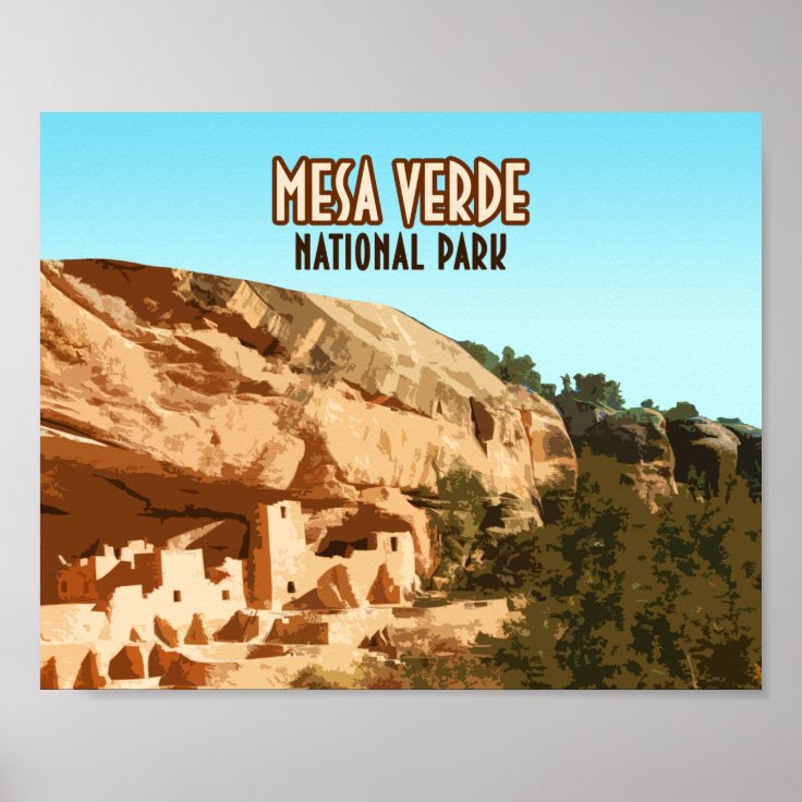 Mesa Verde National Park Colorado Poster | Zazzle