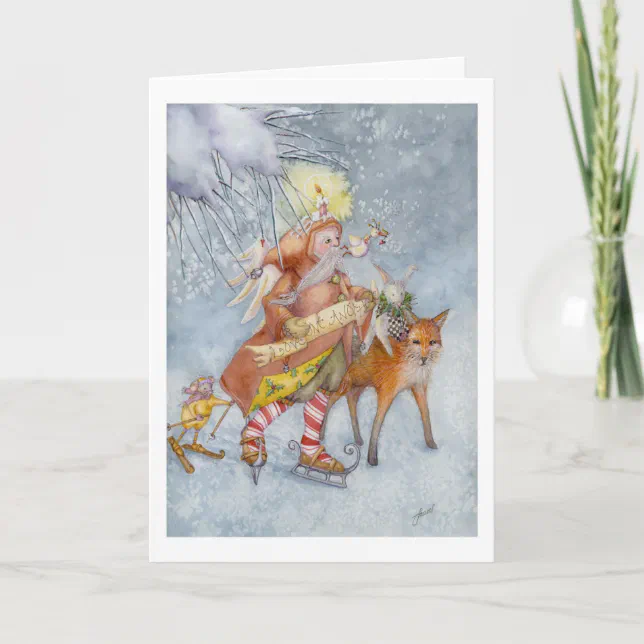 "Messenger" Christmas card | Zazzle