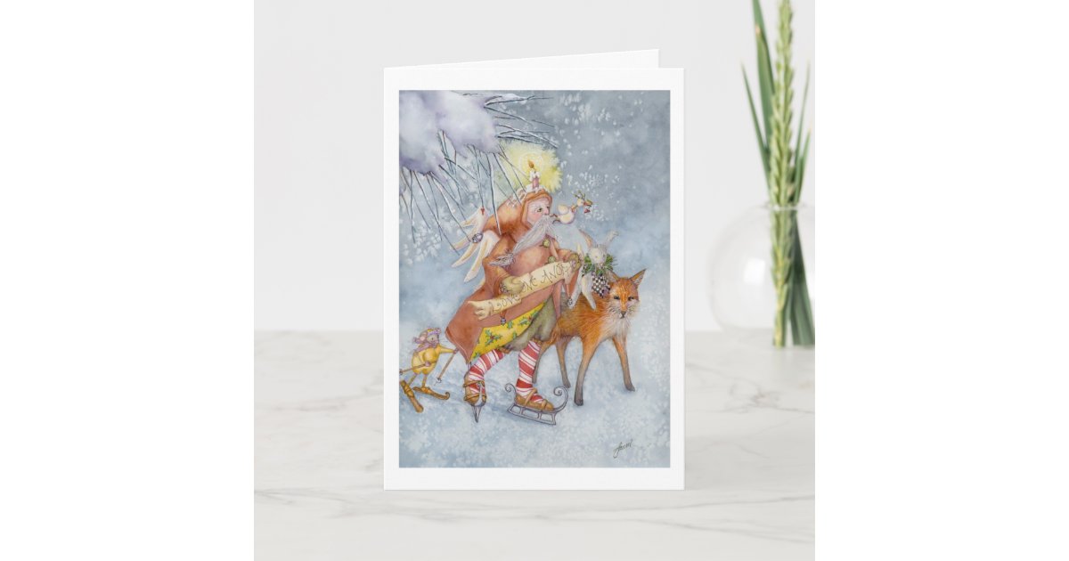 "Messenger" Christmas card | Zazzle