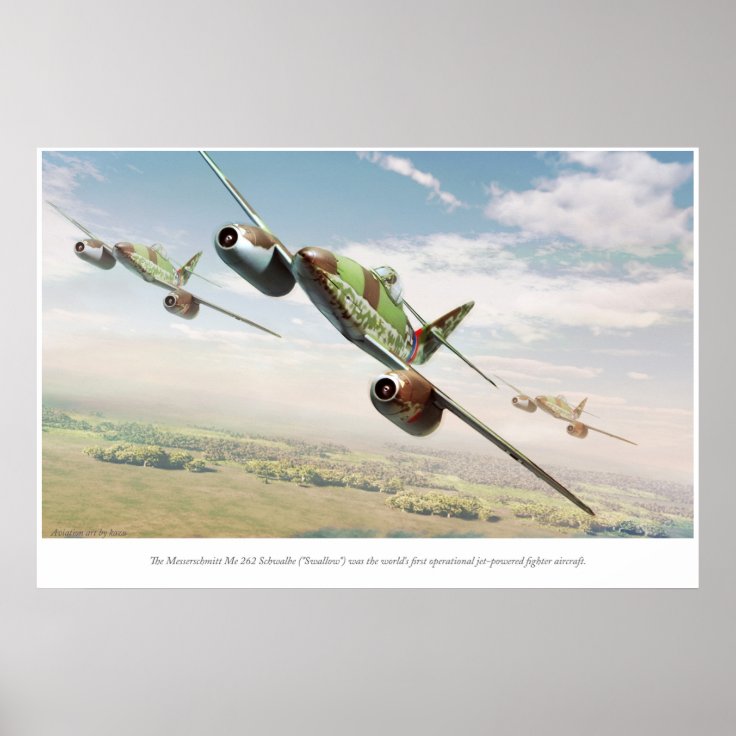 Messerschmitt Me 262 Poster | Zazzle