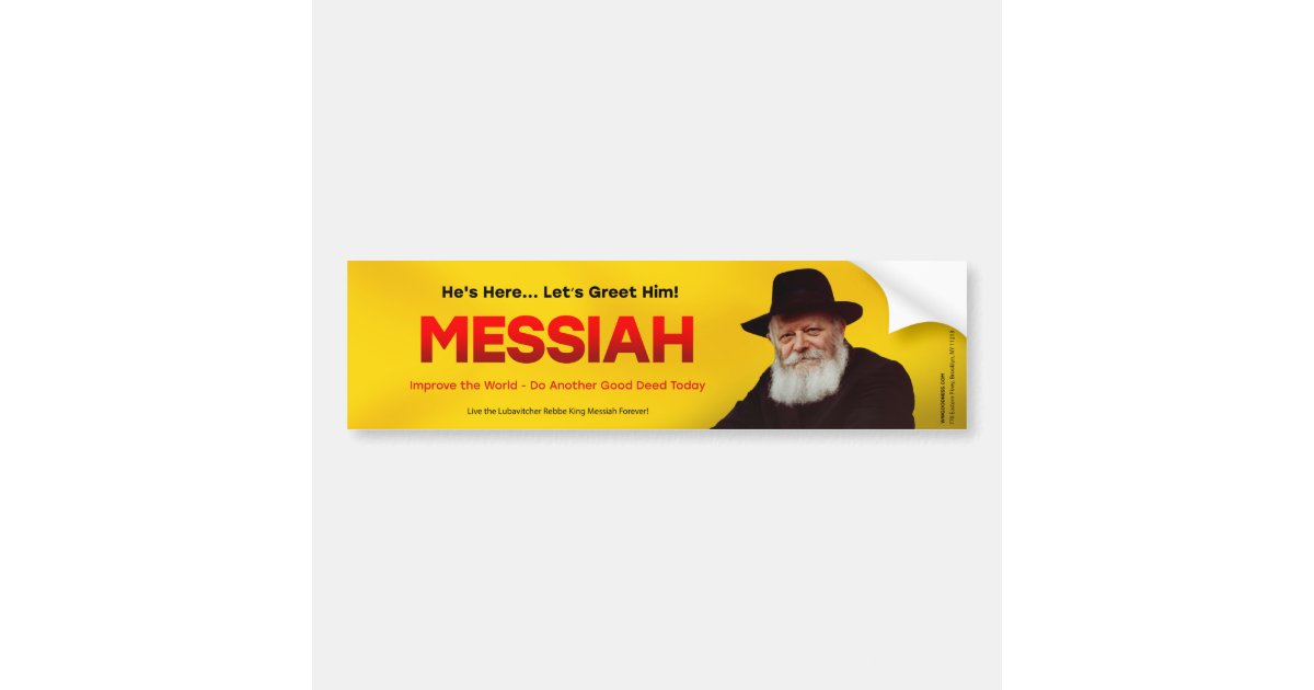 Messiah Bumper Sticker | Zazzle