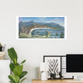 Messina - a Panoramic View of the Port Poster | Zazzle