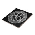 Metal Celtic Trinity Knot Ceramic Tile | Zazzle