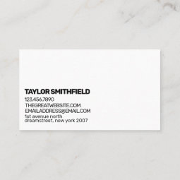Metal Color Shift Trendy Modern Business Card | Zazzle