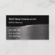Metal Construction Business Template Business Card | Zazzle
