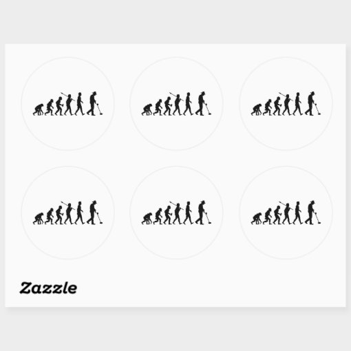 Metal Detecting Classic Round Sticker | Zazzle