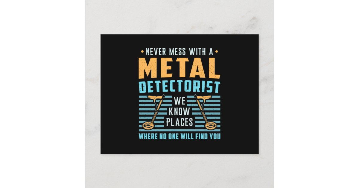 Metal Detecting Detectorist Detector Gift Idea Postcard | Zazzle