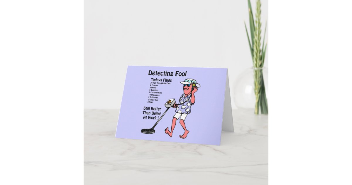 Metal Detectors Card | Zazzle