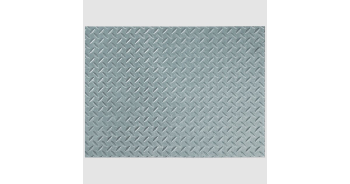 Metal Diamond Plate Sheet Decoupage Background | Zazzle