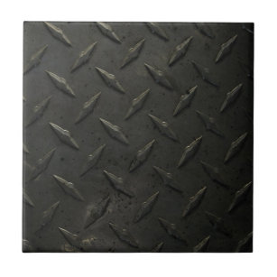 Diamond Plate Decorative Ceramic Tiles | Zazzle