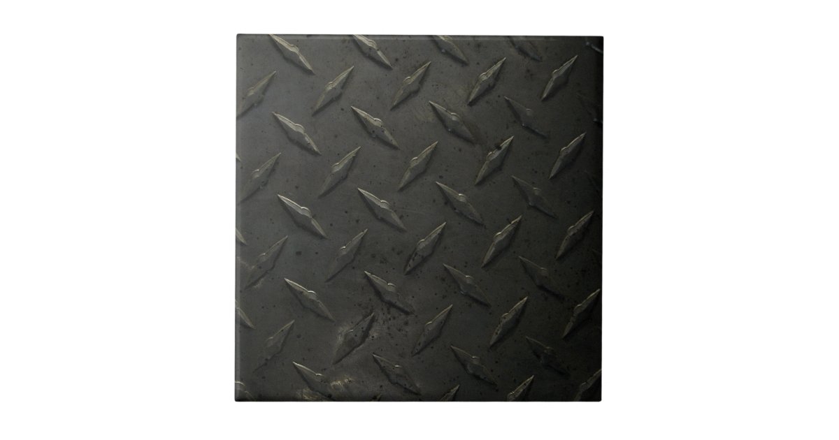 Metal Diamond Plate Tile | Zazzle