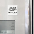 METAL DOOR MAGNET "DO NOT DISTURB" | Zazzle