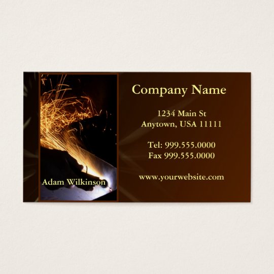 Metal Fabrication Business Card | Zazzle.com