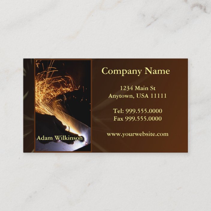 Metal Fabrication Business Card | Zazzle.com