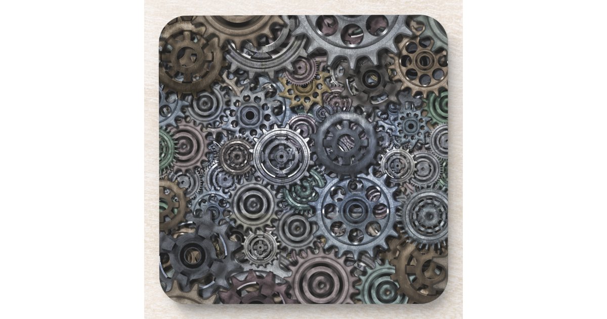 Metal Gear Design Coaster | Zazzle