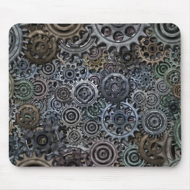 Metal Gear Design Mouse Pad | Zazzle