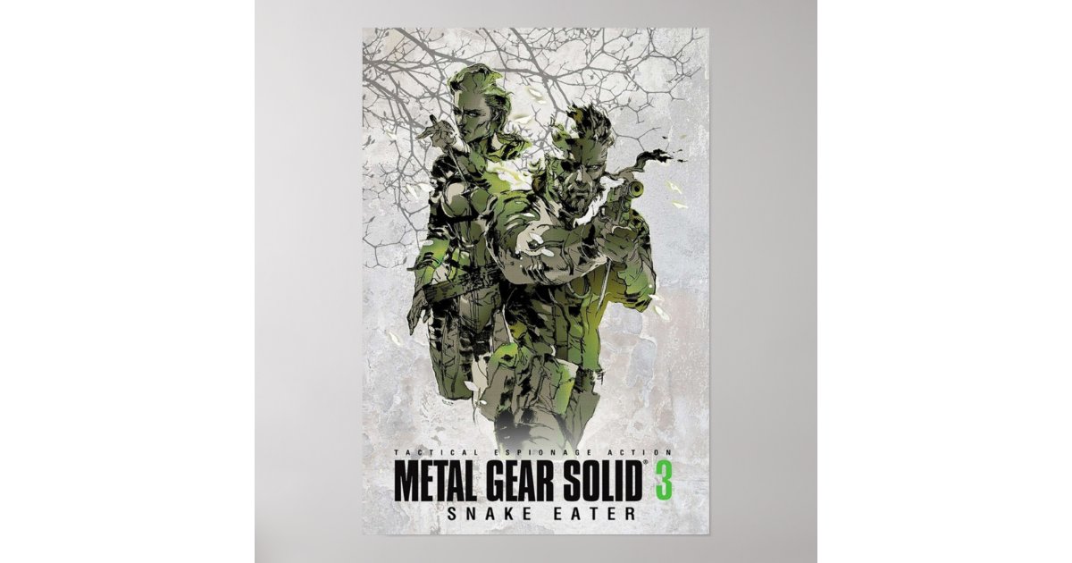 Metal Gear Solid 3 Design Poster | Zazzle