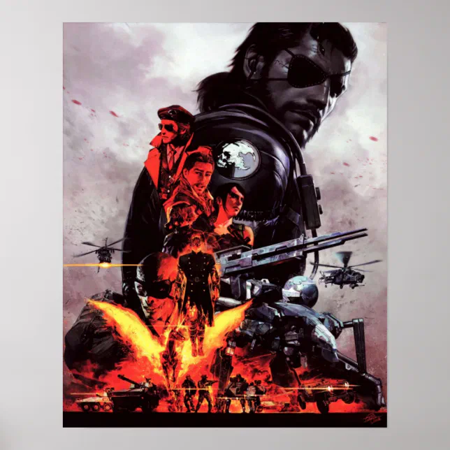 Metal Gear Solid V The Phantom Pain Poster | Zazzle