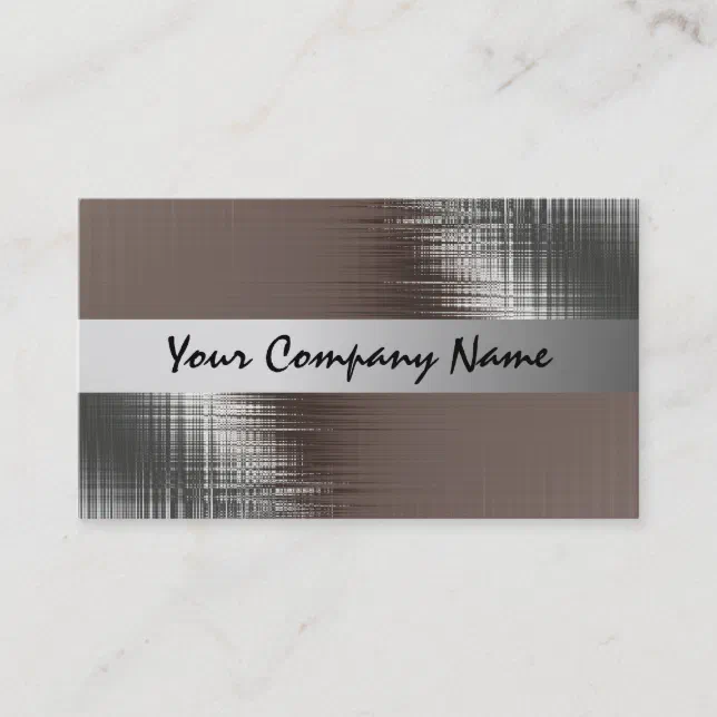Metal Look Business Cards | Zazzle