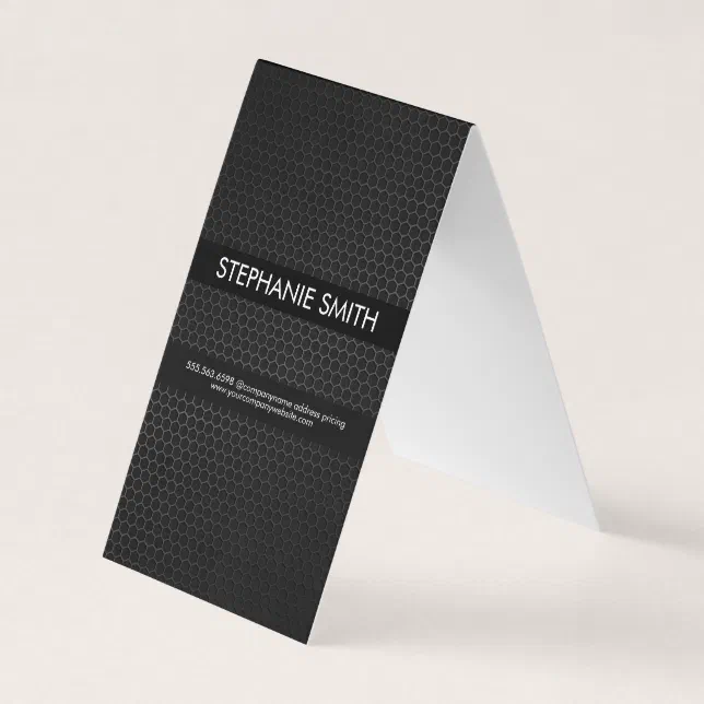 Metal Pattern Business Card | Zazzle