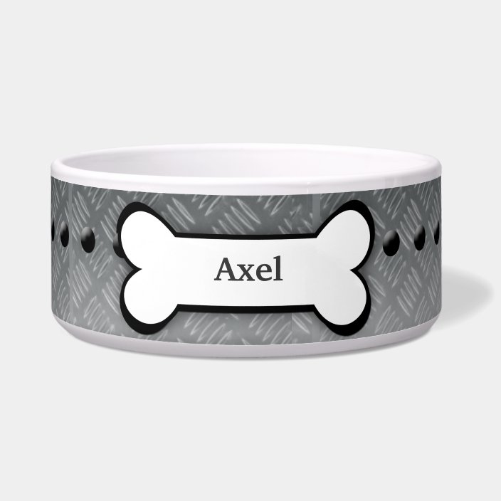 Metal Plate Customized Pet Dog Food Bowl | Zazzle.com