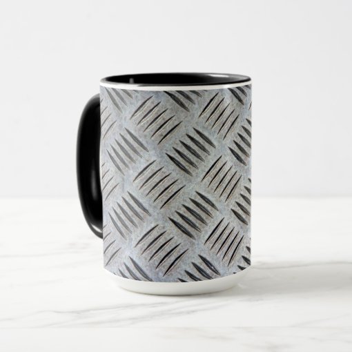 Metal Plate Texture Mug | Zazzle