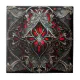 Metal Ruby Art Ceramic Tile | Zazzle