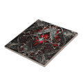 Metal Ruby Art Ceramic Tile | Zazzle