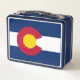 Metal Stainless Lunchbox with flag of Colorado | Zazzle
