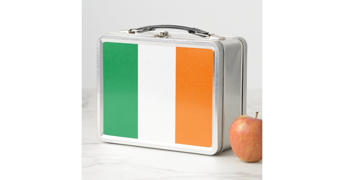 Metal Stainless Lunchbox with Ireland flag | Zazzle